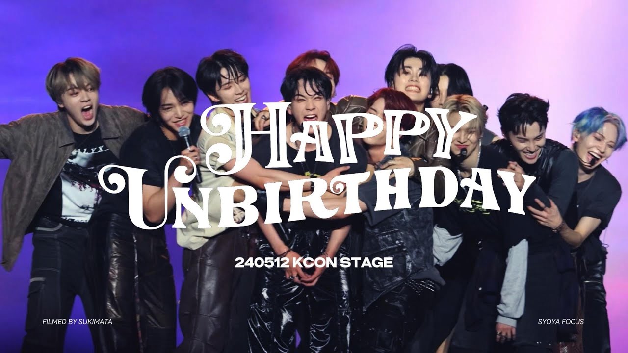 [4K]240512 KCON STAGE JO1 - HAPPY UNBIRTHDAY SYOYA Focus Cam - JO1 Fan Club